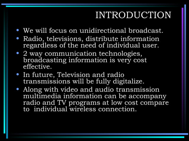 Mobile Communication Broadcast System Jochen Schiller | PPT