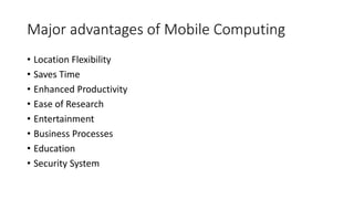 Mobile communication &computing | PPTX