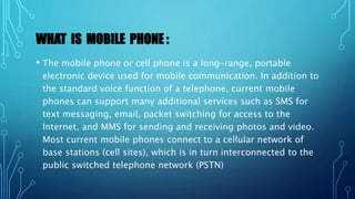 Mobile Communication final 4-2- Copy.pptx | Smartphones | Consumer ...