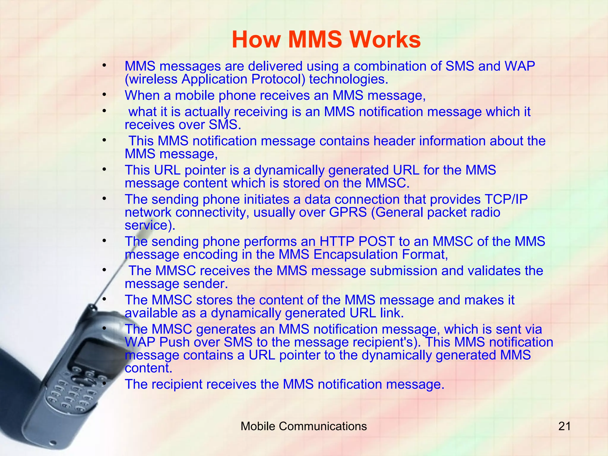 Mobile communication intro | PPT
