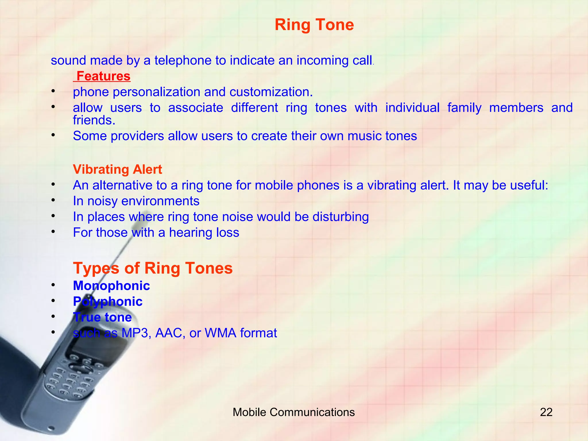 Mobile communication intro | PPT