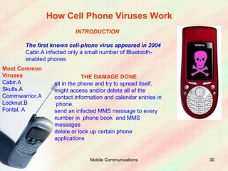 Mobile communication intro | PPT