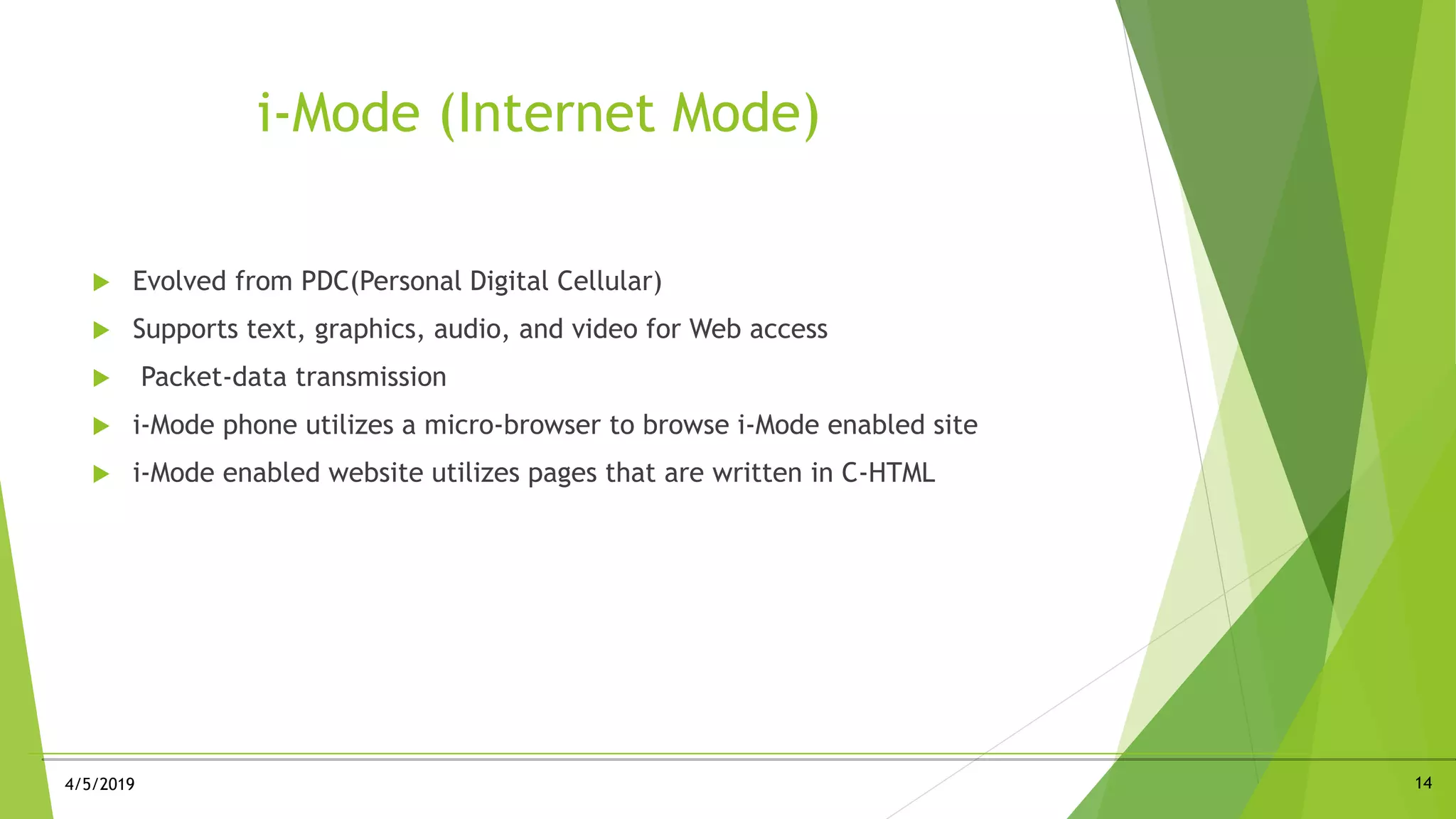 2.5G Cellular Standards | PPTX