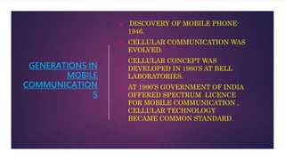 +1 CS CHAPTER 12 mobile communication | PPTX