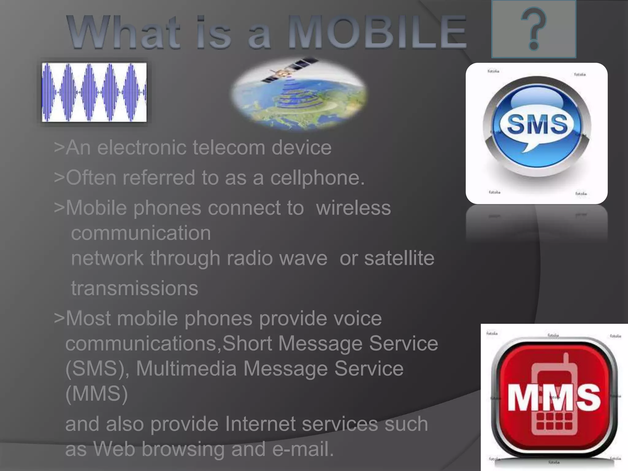 Mobile communication systems Introduction | PPTX