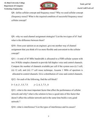 Mobile communication tutorial | PDF