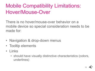 Mobile compatibility a front end perspective | PPT