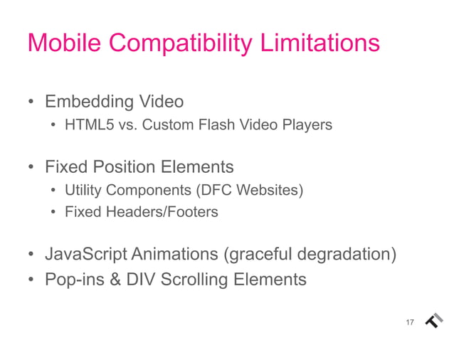 Mobile compatibility a front end perspective | PPT