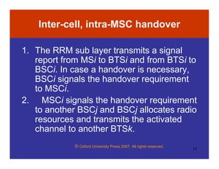 Mobile compchap03l11gsm handover | PPT