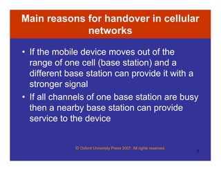 Mobile compchap03l11gsm handover | PPT