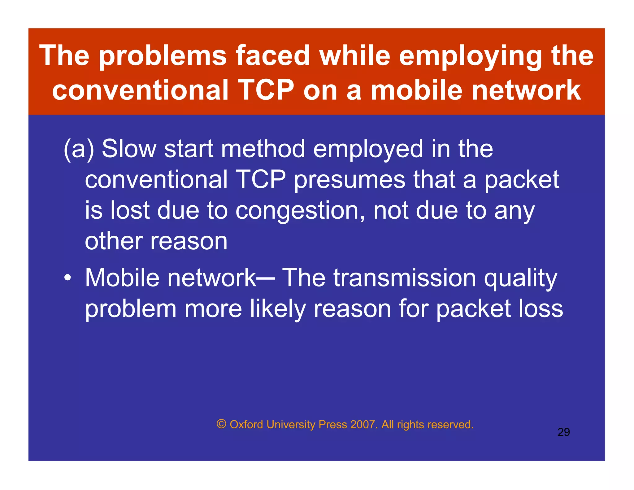 Mobile Computing Tcp Data Flow Control Ppt