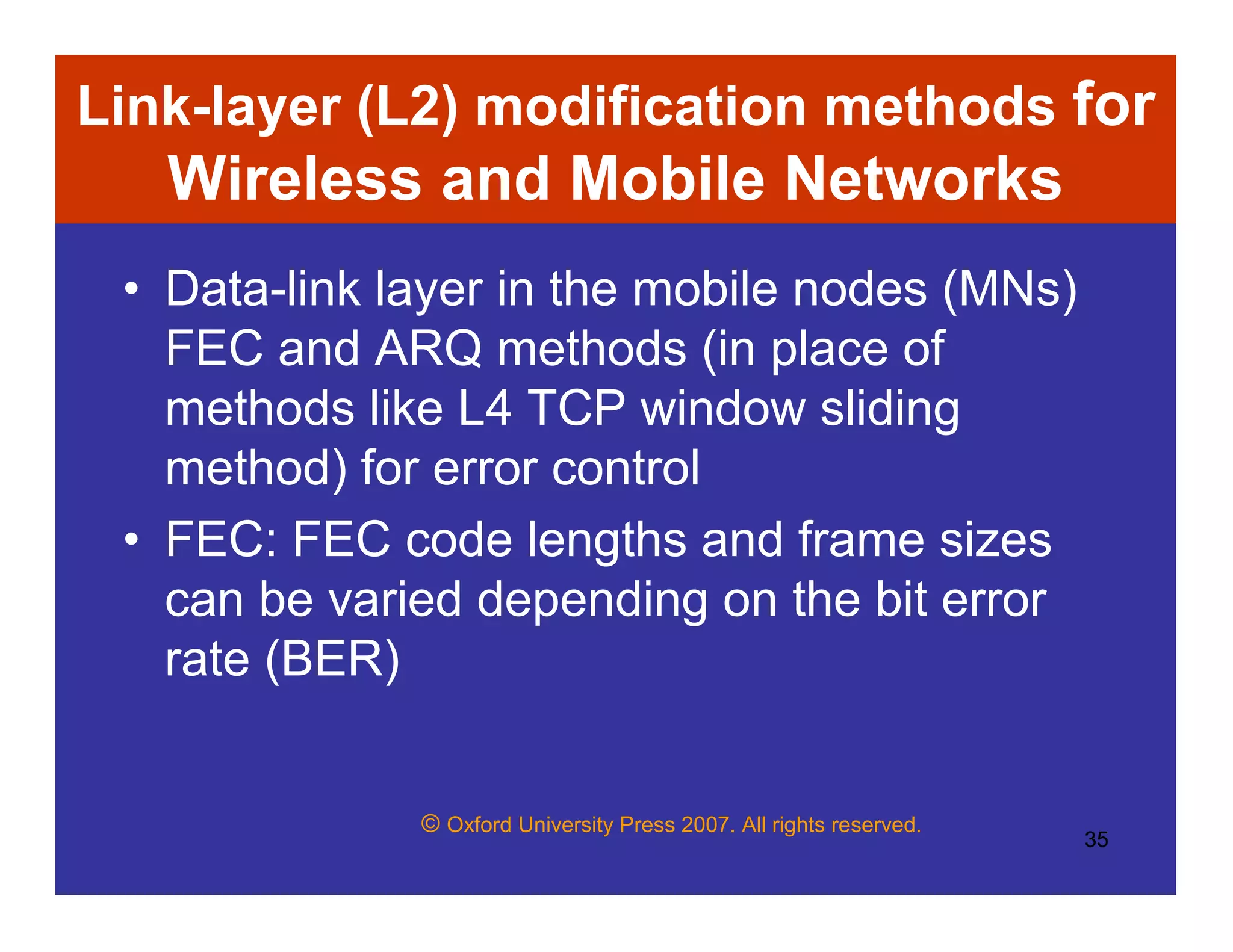 Mobile Computing Tcp Data Flow Control Ppt 1627
