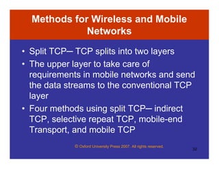 Mobile computing-tcp data flow control | PPT