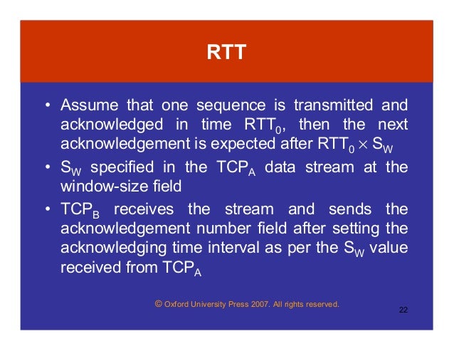 Mobile Computing Tcp Data Flow Control