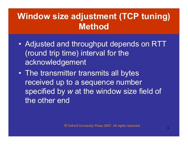 Mobile Computing Tcp Data Flow Control