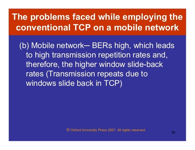 Mobile Computing Tcp Data Flow Control