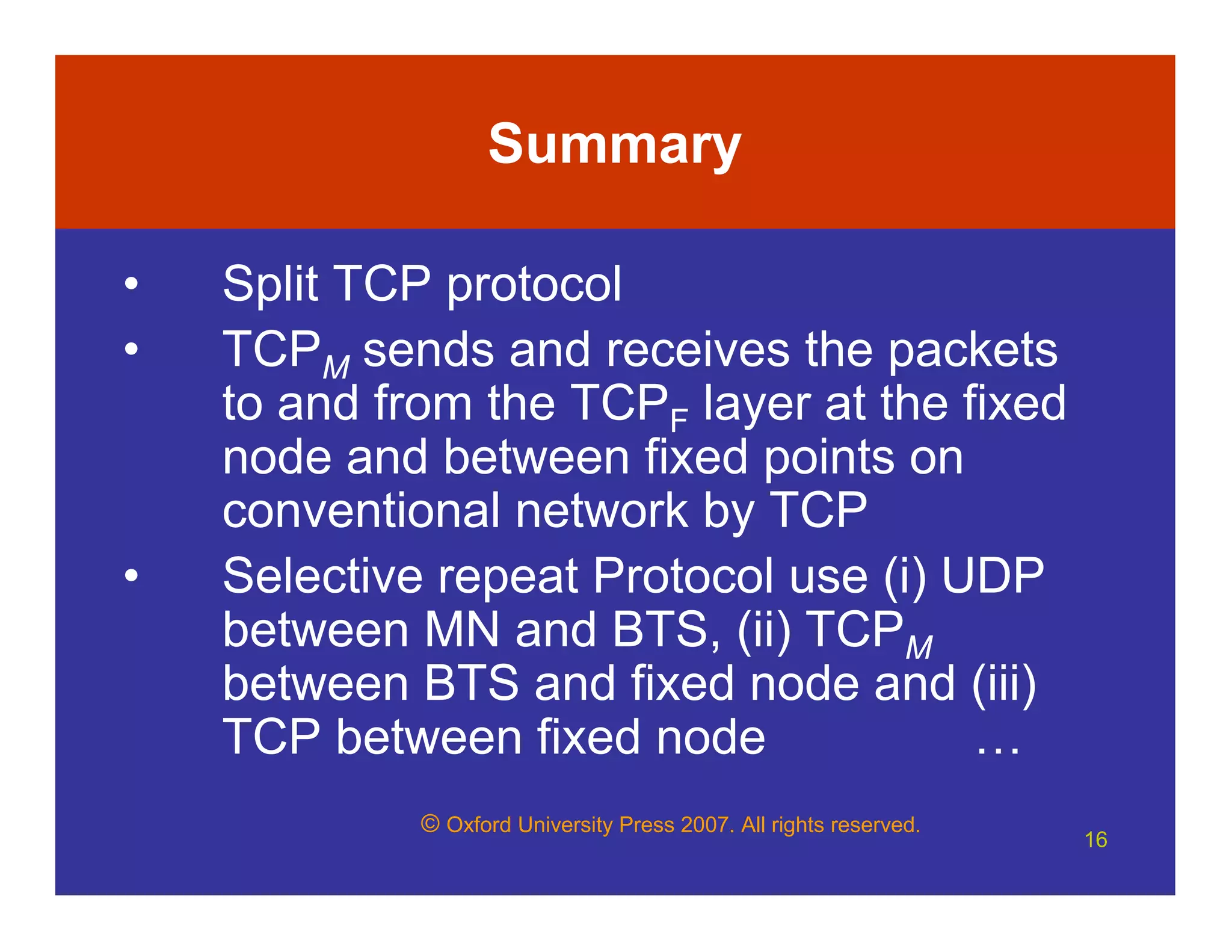 Mobile Computing Indirect Tcp Pdf Computer Networking Computing