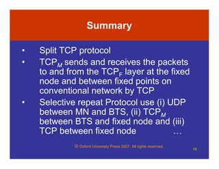 Mobile computing : Indirect TCP | PDF