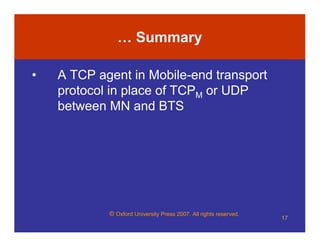 Mobile computing : Indirect TCP | PDF