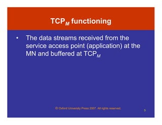Mobile computing : Indirect TCP | PDF