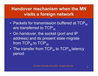 Mobile computing : Indirect TCP | PDF