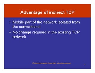 Mobile computing : Indirect TCP | PPT