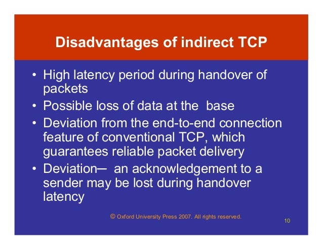 Mobile Computing Indirect Tcp