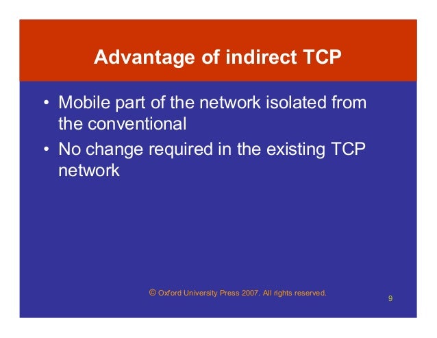 Mobile Computing Indirect Tcp