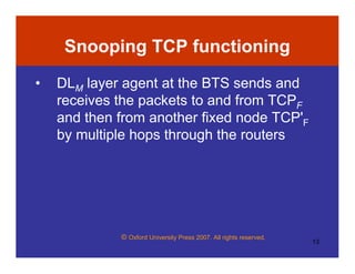 Snooping TCP | PPT