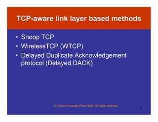 Snooping TCP | PDF