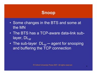 Snooping TCP | PDF