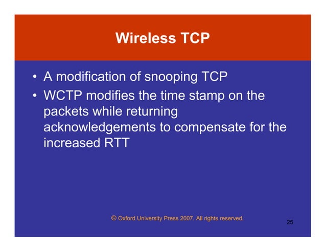 Snooping TCP Snooping TCP