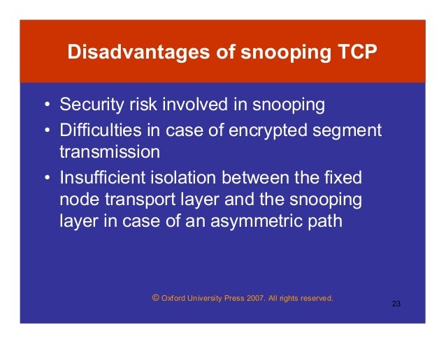 Snooping Tcp