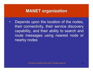 Mobile Ad-hoc and Sensor Networks | PPT