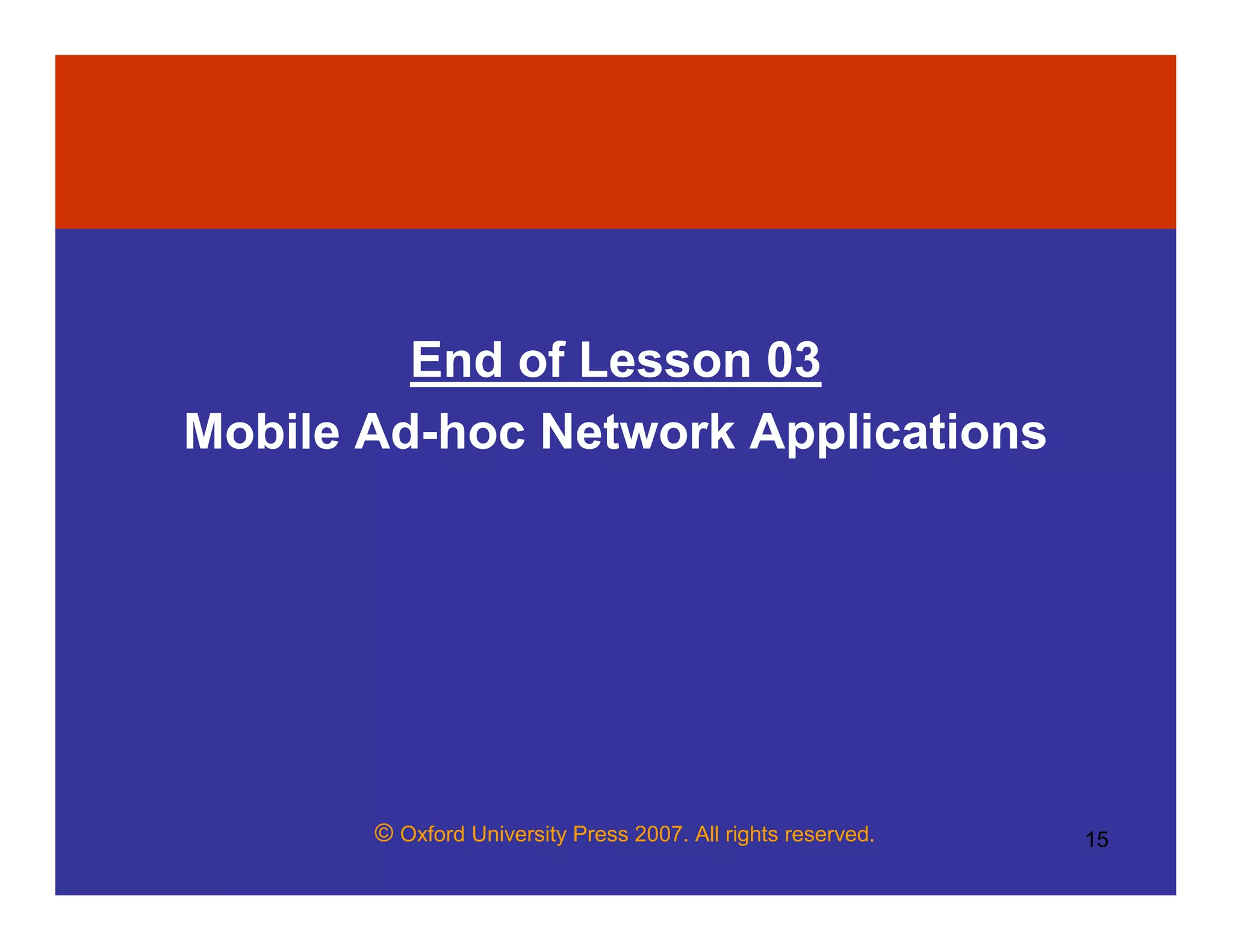 Mobile Ad Hoc Network Manet Applications Ppt