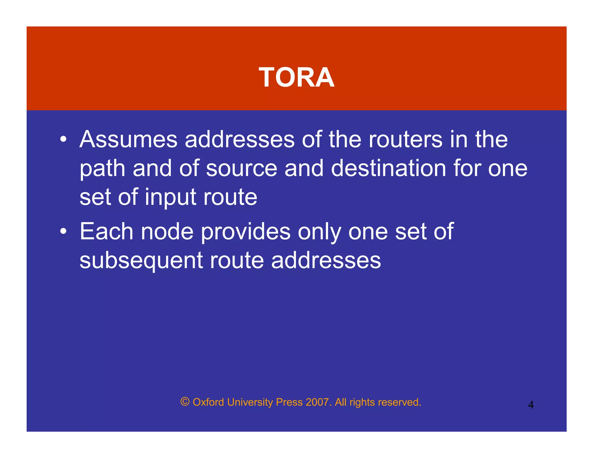 Mobile Ad-hoc Network (MANET) Routing Algorithms─ Part 2 | PPT