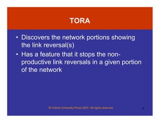 Mobile Ad-hoc Network (MANET) Routing Algorithms─ Part 2 | PPT