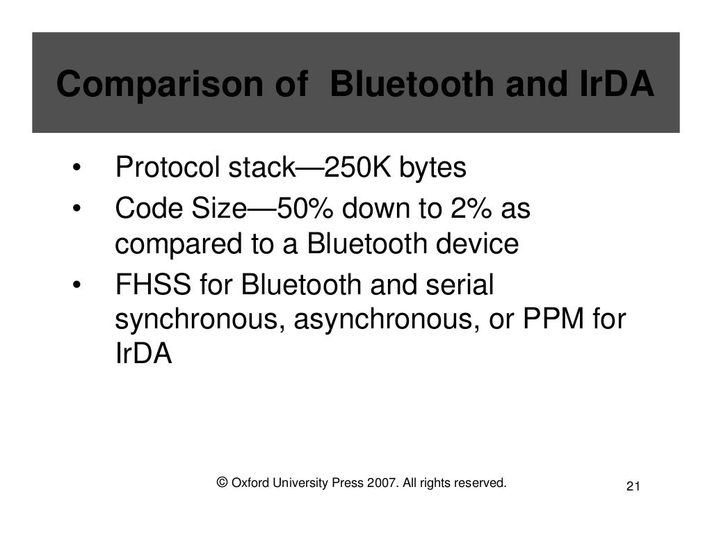 IRDA Infrared Data Association (IrDA)