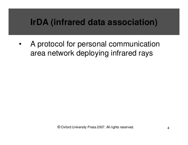 IRDA Infrared Data Association (IrDA)