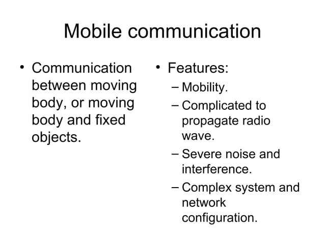 Mobile Computing Introduction Ppt Internet Computing 1983