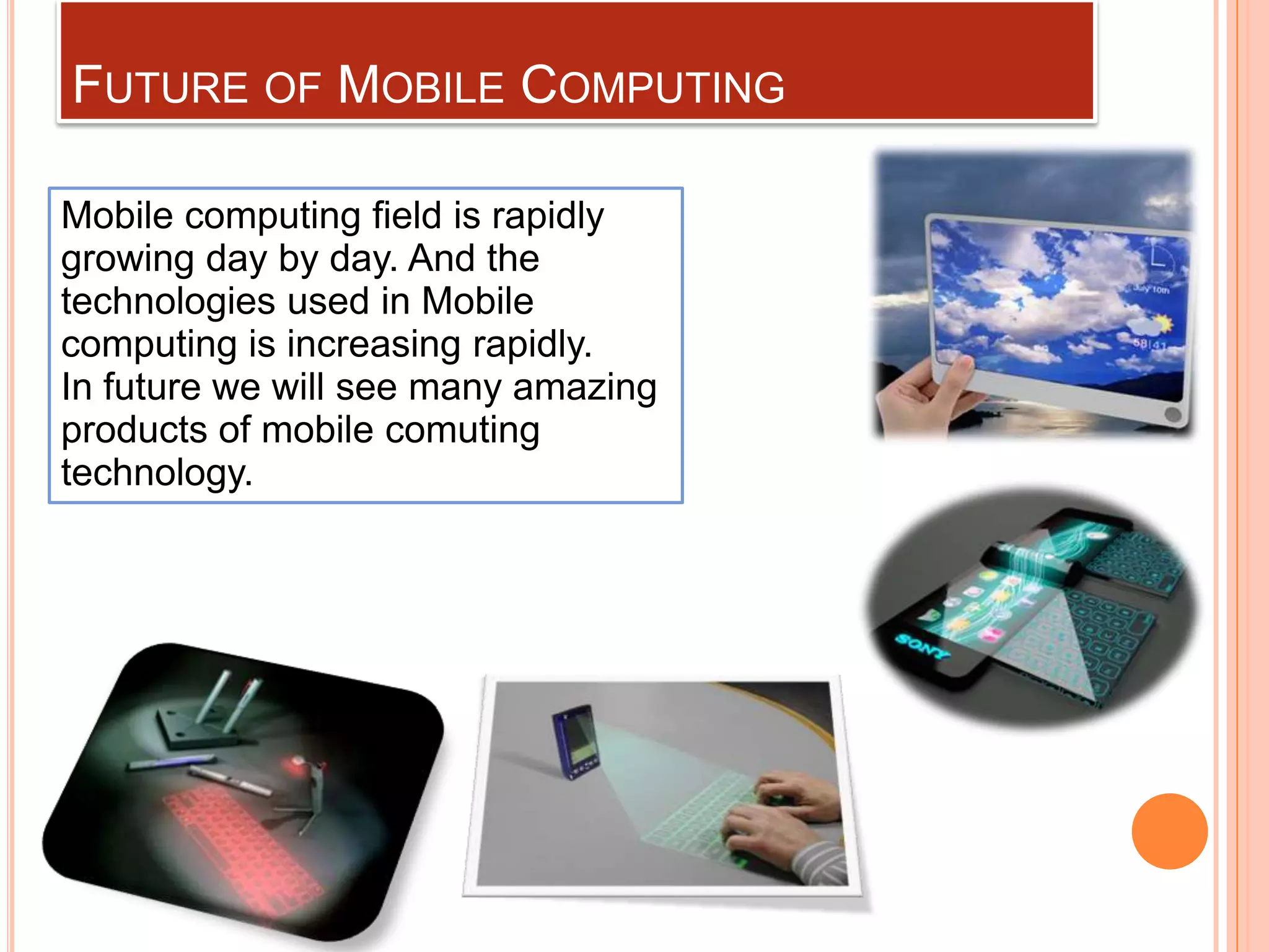 Mobile computing | PPT