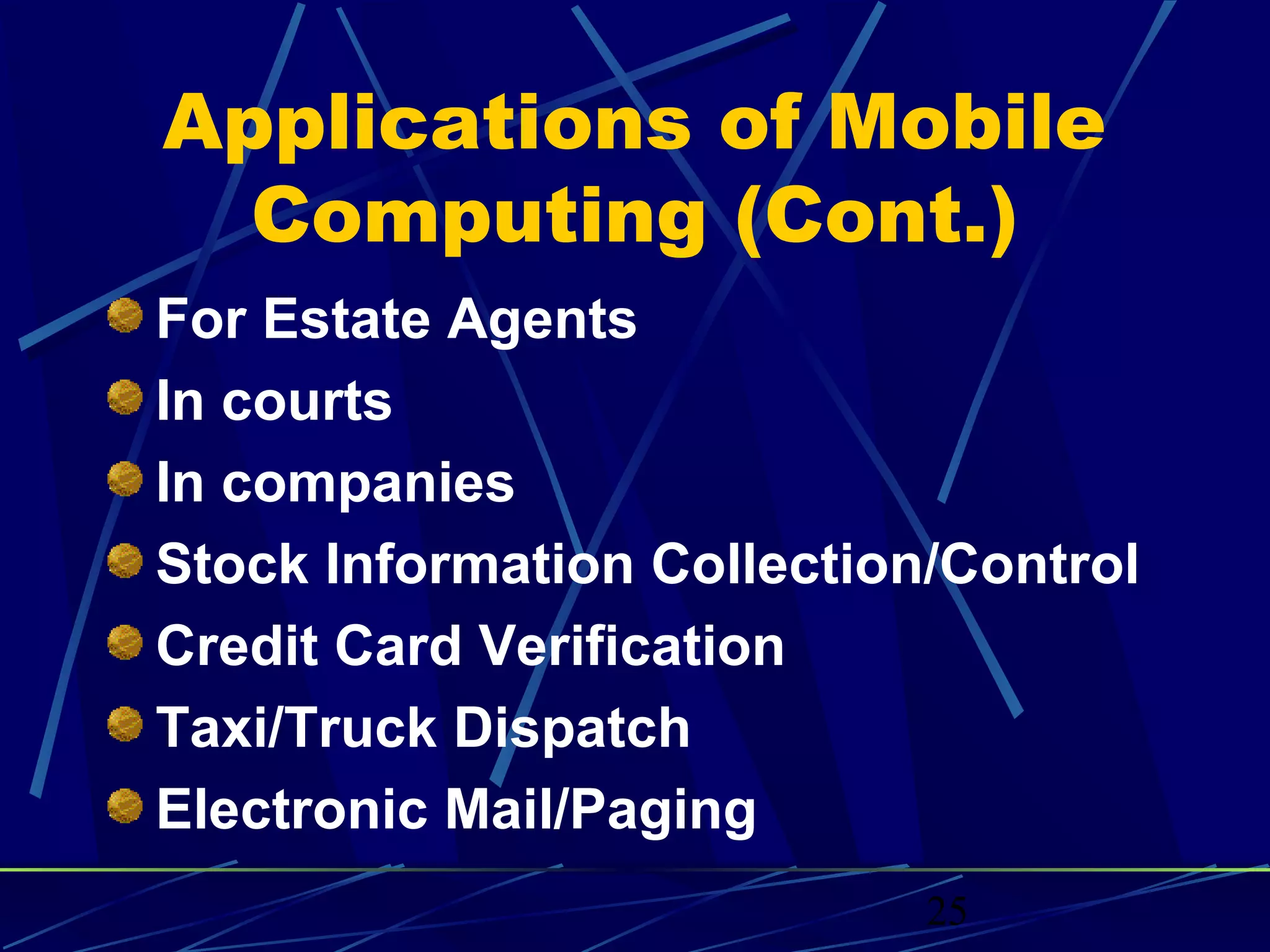 Mobile computing | PPT