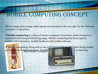 Mobile Computing | PPTX