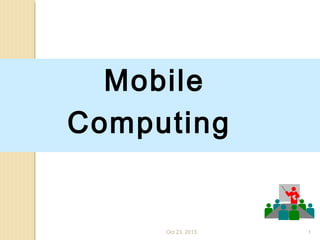 Mobile computing | PPT