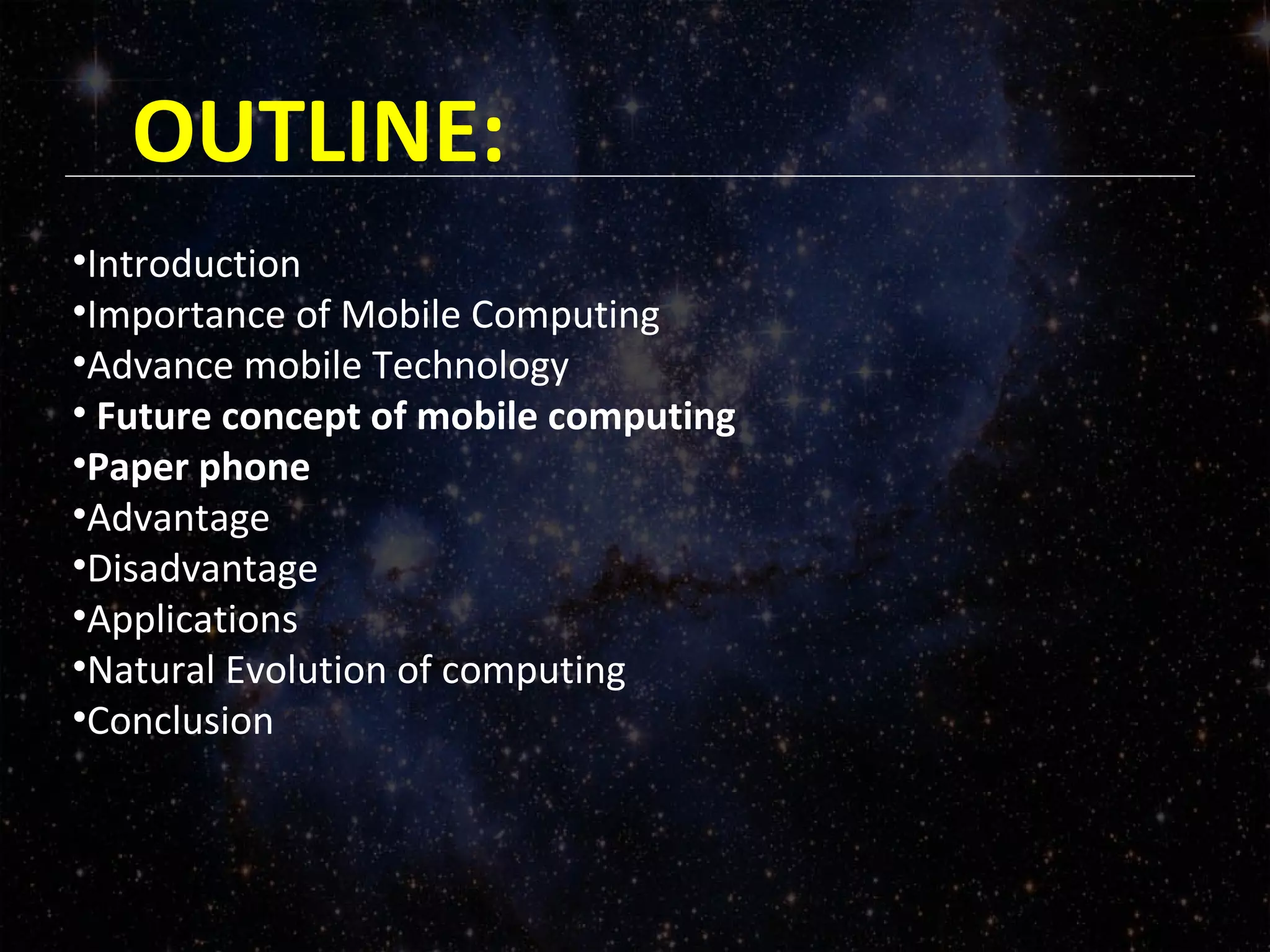 Mobile computing | PPT
