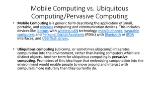 Mobile computing | PPT