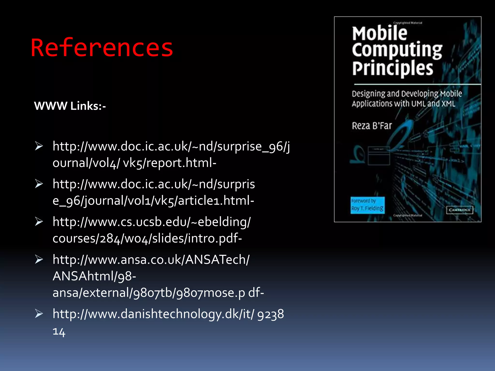 Mobile computing | PPTX