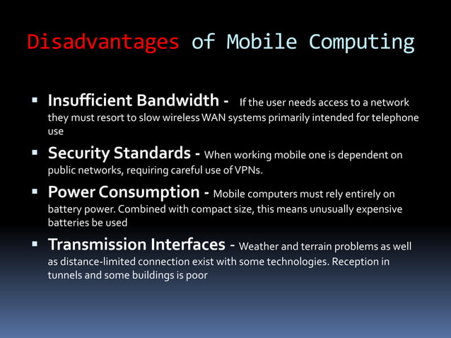 Mobile computing | PPT