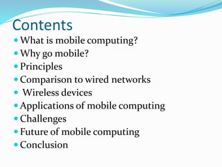 Mobile computing | PPT