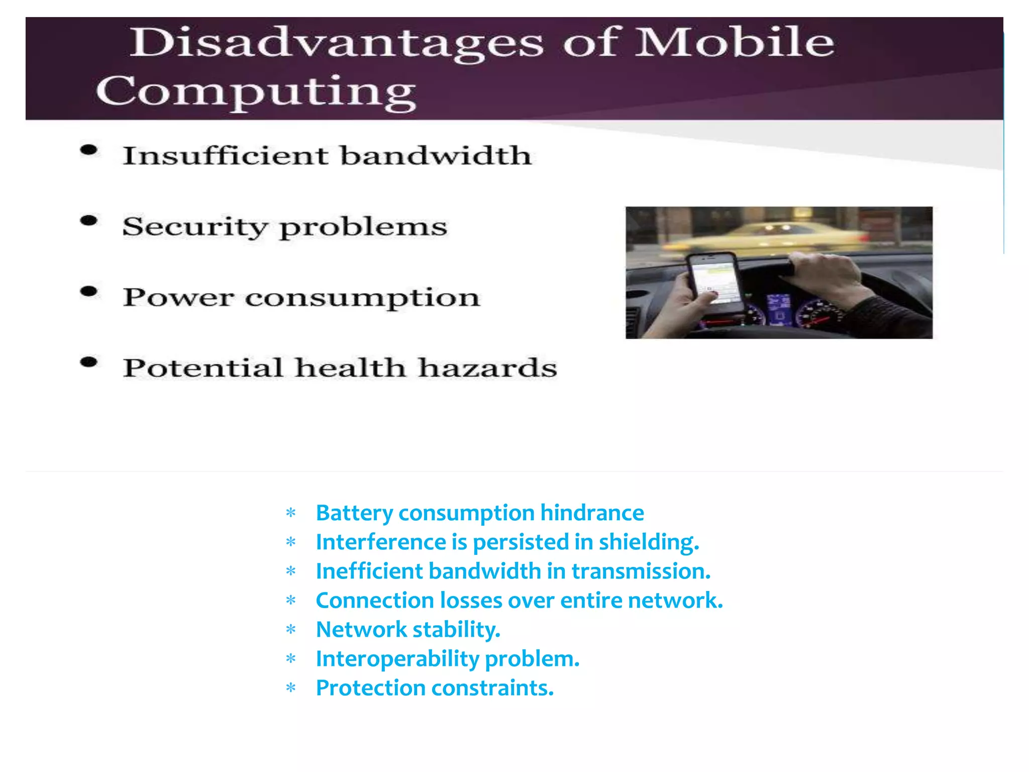 Mobile Computing and its Advantages, Disadvantages and Applications | PPTX
